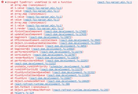 javascript react jsx parser can t map content stack overflow