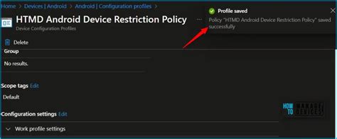 Enable Contact Sharing On Android Using Intune Htmd Blog