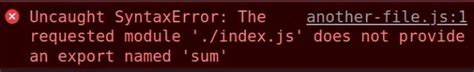 the requested module does not provide an export named in js bobbyhadz