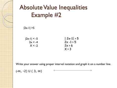 Ppt Solve Absolute Value Inequalities Powerpoint Presentation Free