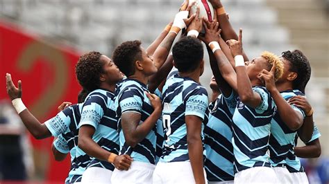 Commonwealth Games Mens Olympic Rugby Sevens Champions Fiji Hunting