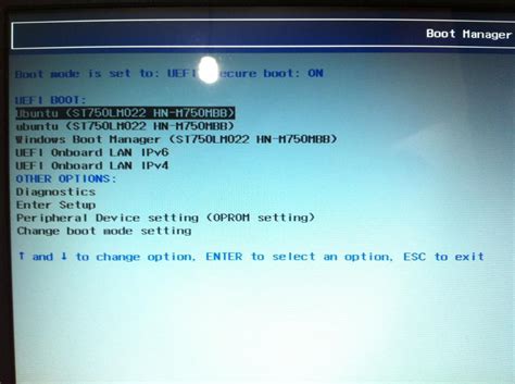 uefi removing ubuntu from boot manager ask ubuntu