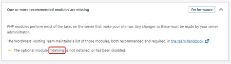 fix missing mbstring php module on wordpress