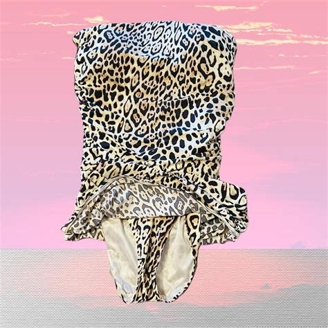 Victorias Secret Cheetah Print One Piece Swimsuit Depop