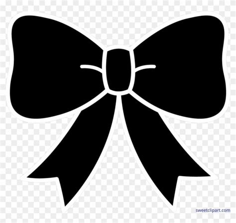 Free Bow Ribbon Silhouette Clip Art Hair Bow Clip Art Nohat Cc