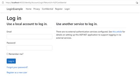 adding authentication and authorisation to asp core web