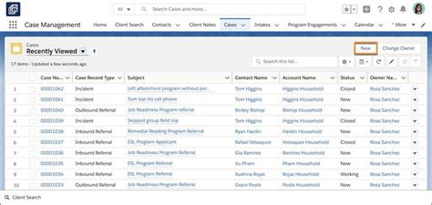 manage client intake and referrals unit salesforce trailhead