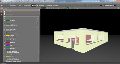 export 3d site from dialux evo