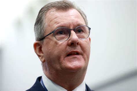 Dup Leader Donaldson Says He Will Not ‘bow To Threats Amid Warning Of