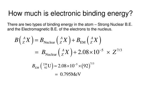 Ppt Binding Energy In Atoms And Nuclei Powerpoint Presentation Free