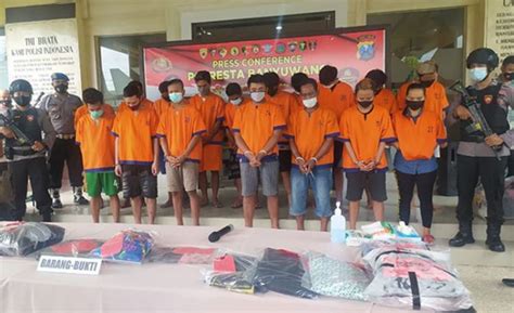 Tancap Gas Awal Tahun Polresta Banyuwangi Berhasil Ungkap 12 Kasus