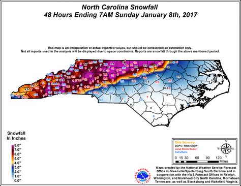 how much snow are we getting friday nc lolaci