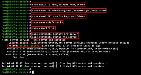 how to install nfs server and client on ubuntu 22 04
