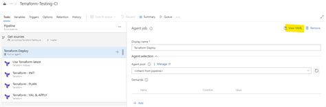 azure devops build pipeline in terraform yaml example