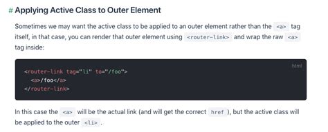 javascript vuejs router link ctrl click link with tag element stack