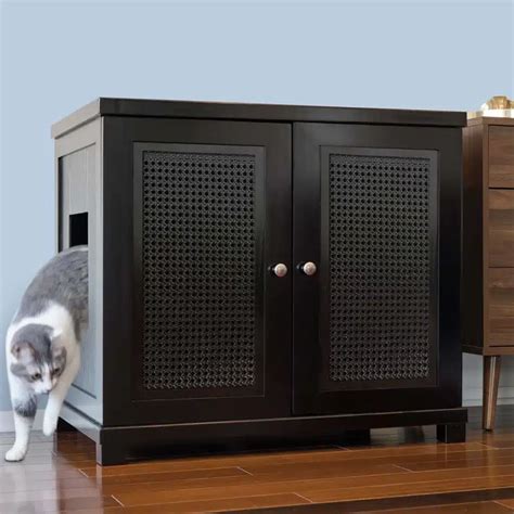 Litter Box Enclosure Refined Cat Litter Box Deluxe The Refined Feline