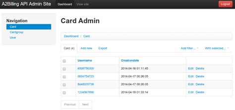 new api for a2billing