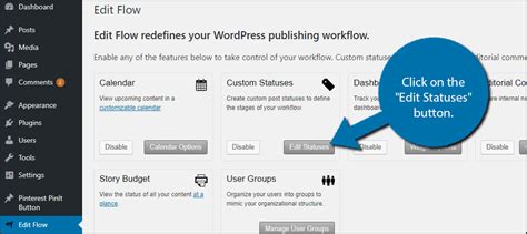 how to create a custom post status in wordpress greengeeks
