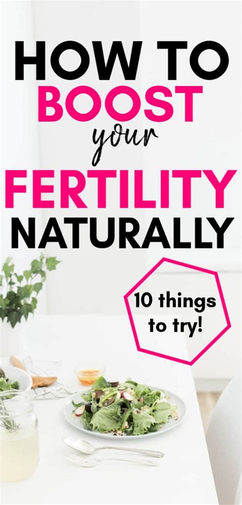 10 Easy Ways To Naturally Boost Your Fertility Seaside Sundays