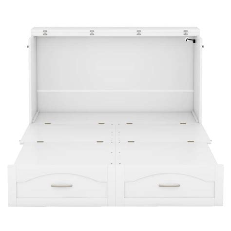 Full Size Murphy Bed Wall Bed With Drawer And A Set Of Sockets And Usb