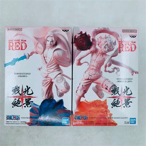 【未使用】新品未開封 戦光絶景 One Piece Film Red ワンピース フィルムレッド ルフィ シャンクス 2種セットの落札情報詳細