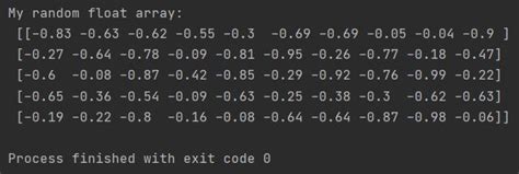 how to generate random float in range with numpy pythoneo