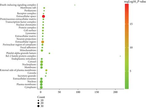 Bubble Chart Of Cluster 1 A Biological Processes B Cell