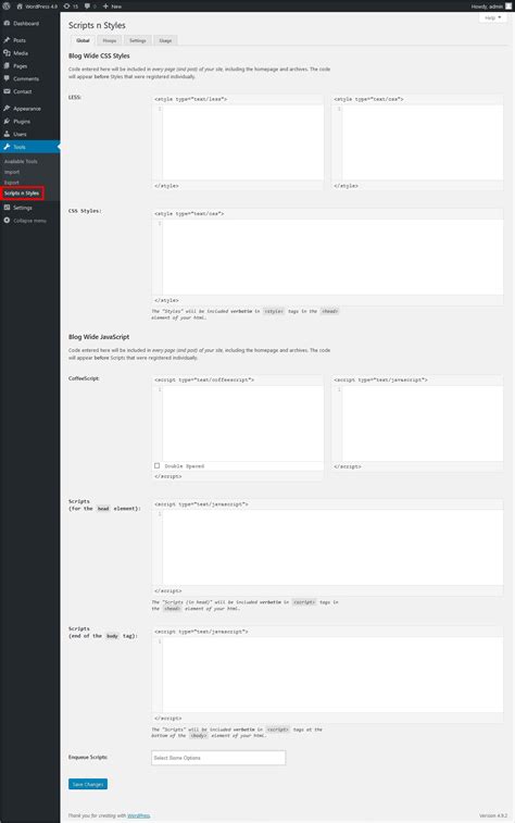 how to add javascript and jquery to wordpress templatetoaster blog