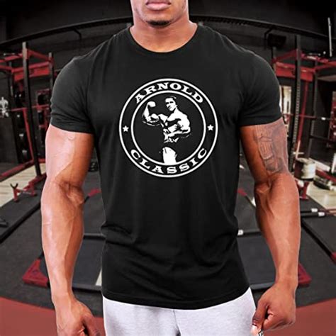 Buy Gymtier Mens Bodybuilding T Shirt Arnold Classic Gym Training