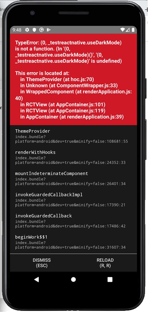 fatal exception mon javascriptexception