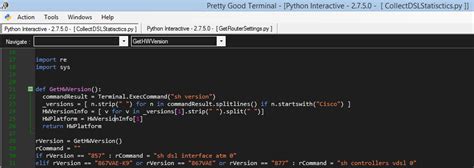 python crumbs for cisco routers part ii
