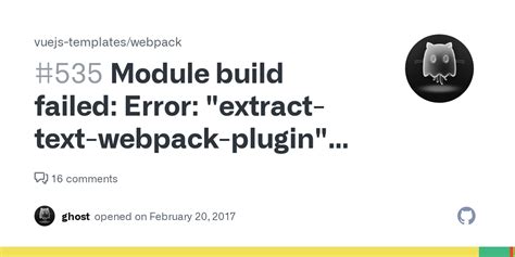 module build failed error extract text webpack plugin loader is