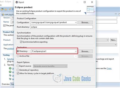 eclipse rich client platform rcp tutorial examples java code geeks