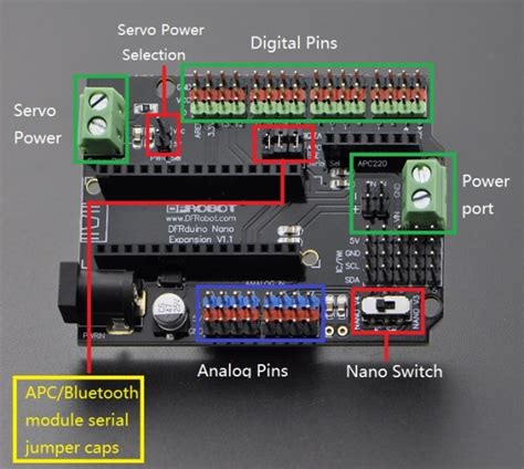 arduino nano io sensor shield dfrobot