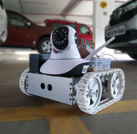 raspberry pi based android controlled surveillance robot electronics