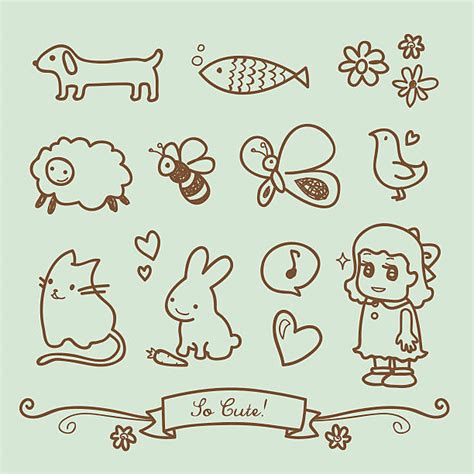 17 700 Cute Cartoon Girl And Flowers Ilustração De Stock Gráficos