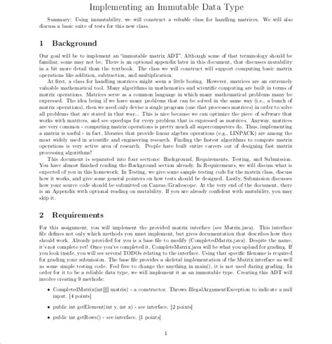 solved implementing an immutable data type summary using