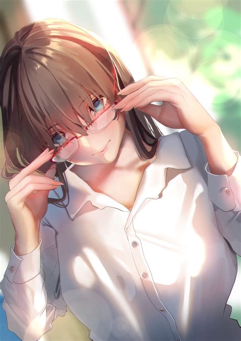 Original Characters Lens Flare Artwork Anime Girls Drawing