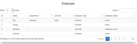 php using ajax to insert data but datatable shows no