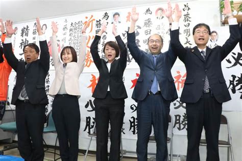 加茂市長選は無投票で現職の藤田氏が再選、加茂市議選も無投票