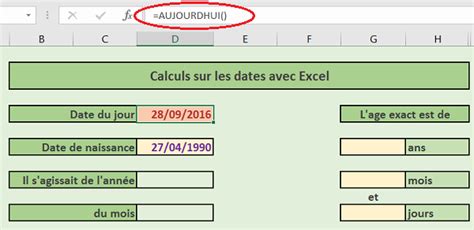 Technique Pour Utiliser Les Dates Dans Excel Hot Sex Picture