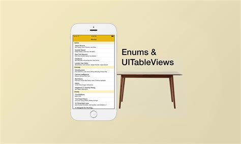 swift enums and uitableview sections swift programming medium