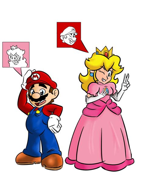 Mario And Peach Body Swap By Cm The Artist On Deviantart