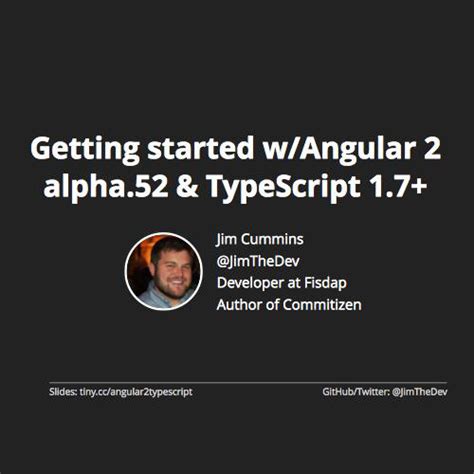 copy of getting started with angular 2 and typescript