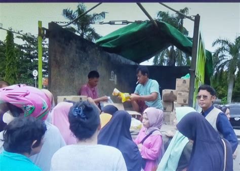 Gerakan Pangan Murah Di Pasar B Srikaton Antusias Masyarakat Membludak
