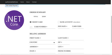 sample using iframe and lightbox for authorize developer