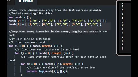 codecademy javascript 2013 multidemensional arrays youtube
