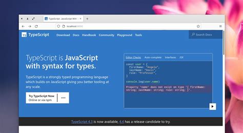 typescript typescript twitter