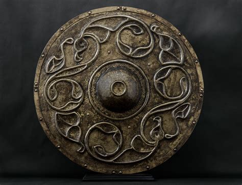 Wadsworth Shield A Brass Shield Based On An Ancient Celtic Shield