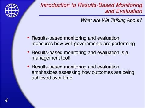 Ppt Designing And Building A Results Based Monitoring And Evaluation